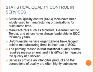 Statistical quality control | PPT