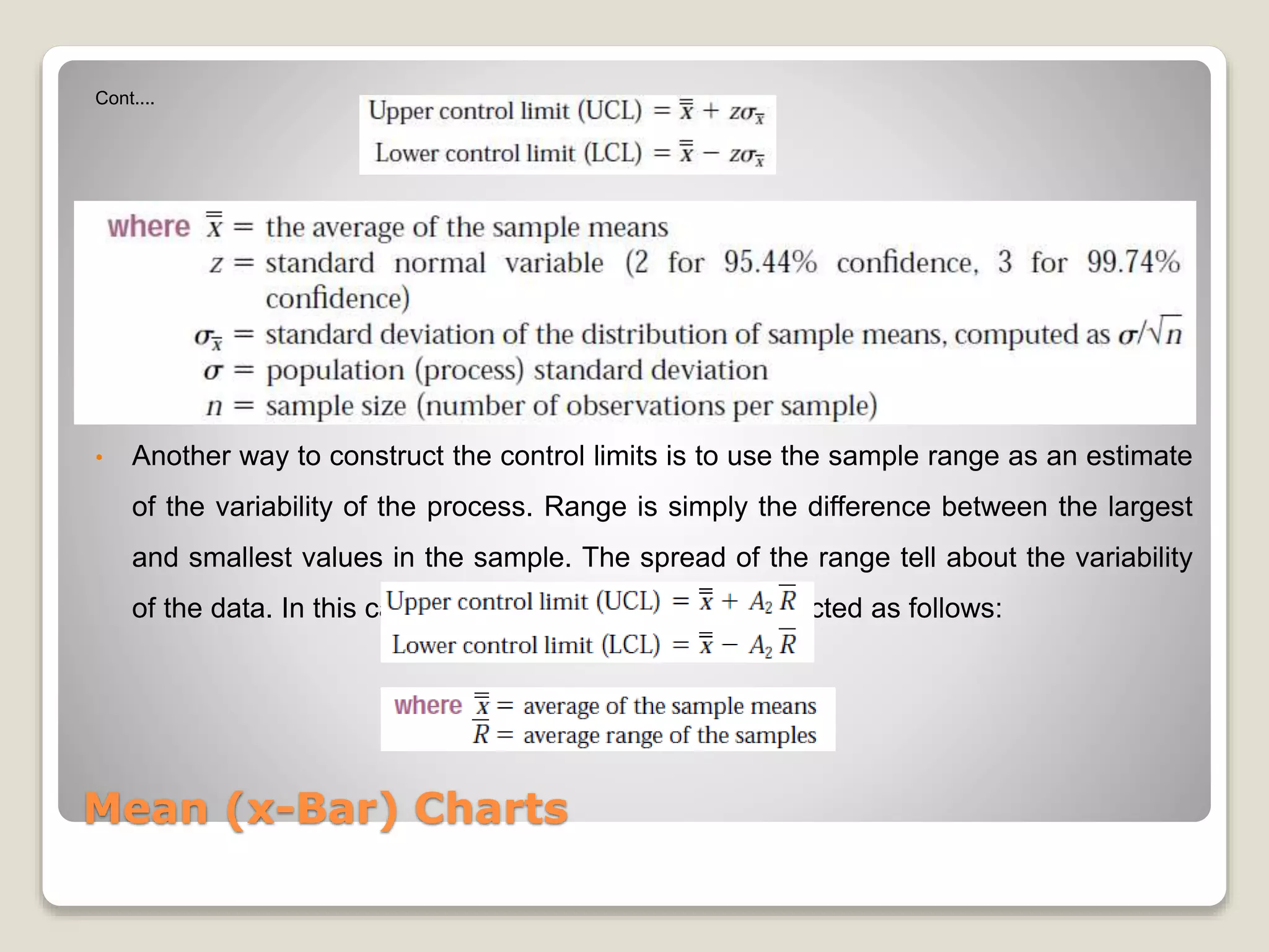Statistical Process control | PPTX