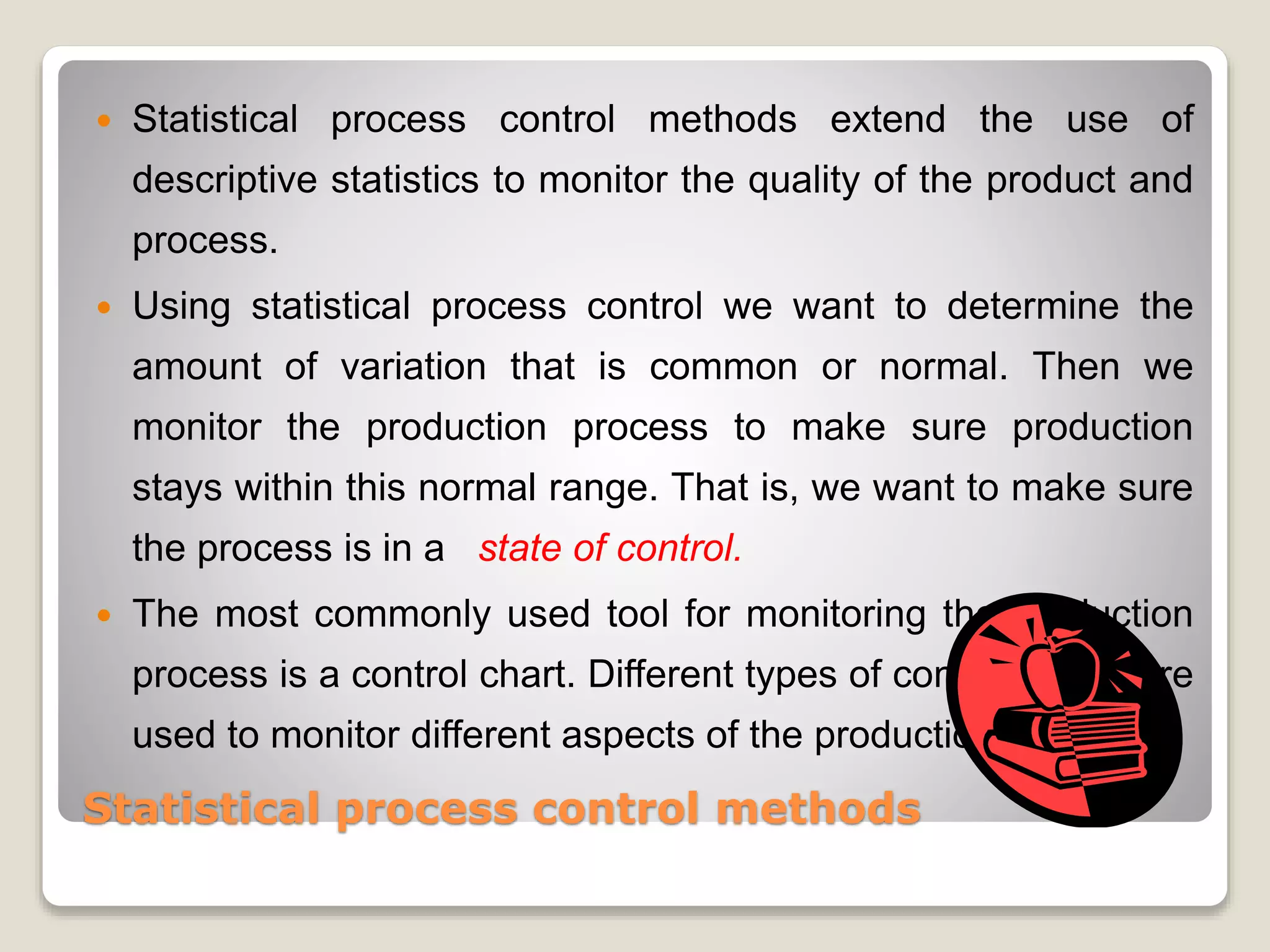 Statistical Process control | PPTX