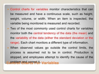 Statistical Process control | PPTX