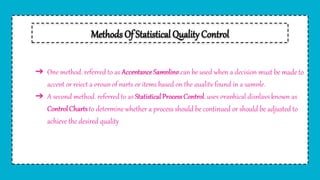 Statistical Quality Control | PPT
