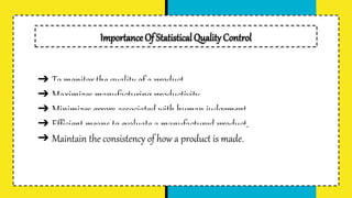 Statistical Quality Control | PPTX