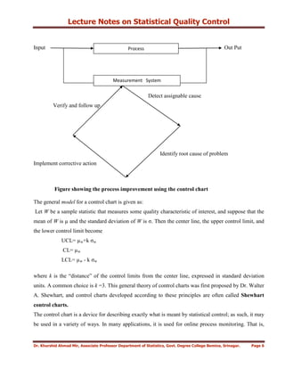 Statistical quality control irfan bashir kardaash - copy | PDF