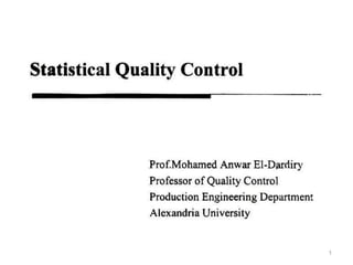 Statistical Quality Control | PPT