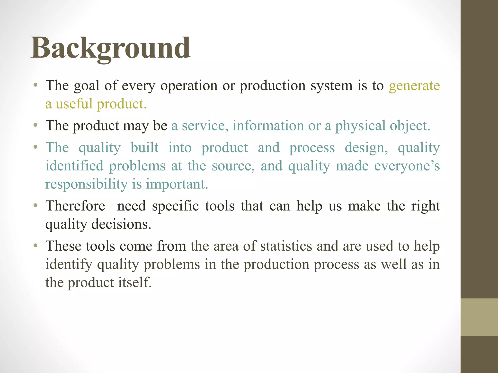 Statistical Quality Control Introduction Ppt