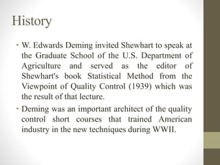 Statistical quality control introduction | PPTX