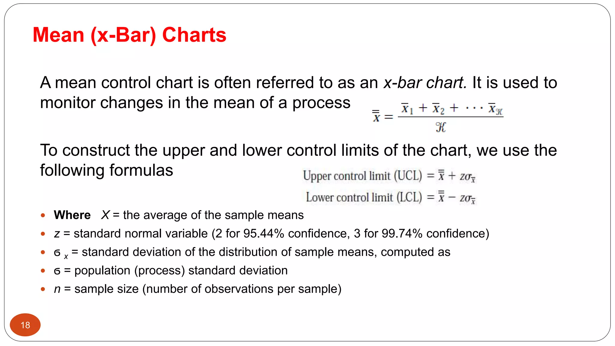 Statistical quality control presentation | PPTX