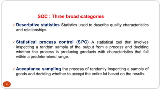 Statistical quality control presentation | PPTX