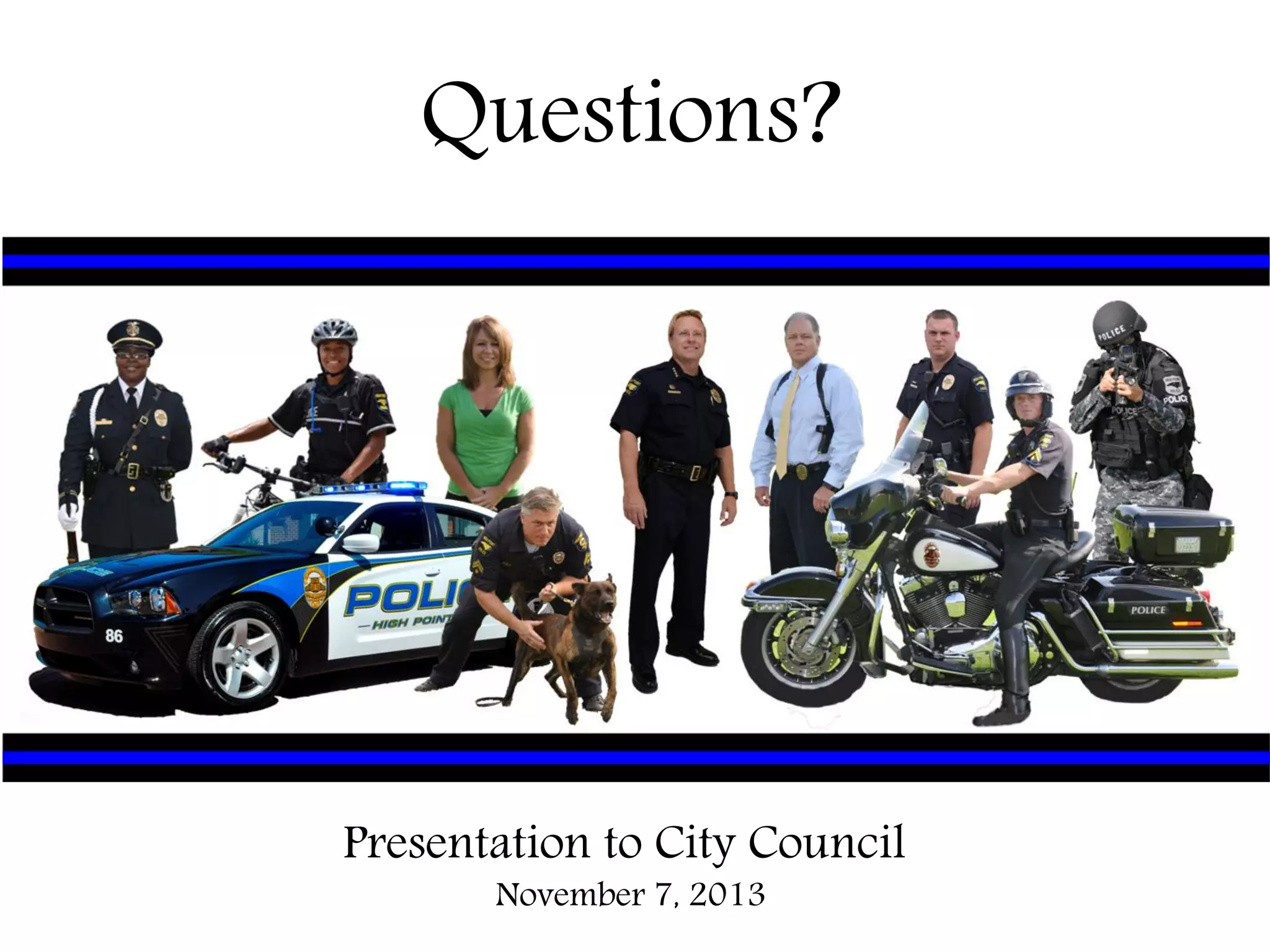 High Point Police Department: Statistical Report 2013 (Focused ...