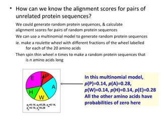 Statistical significance of alignments | PPT