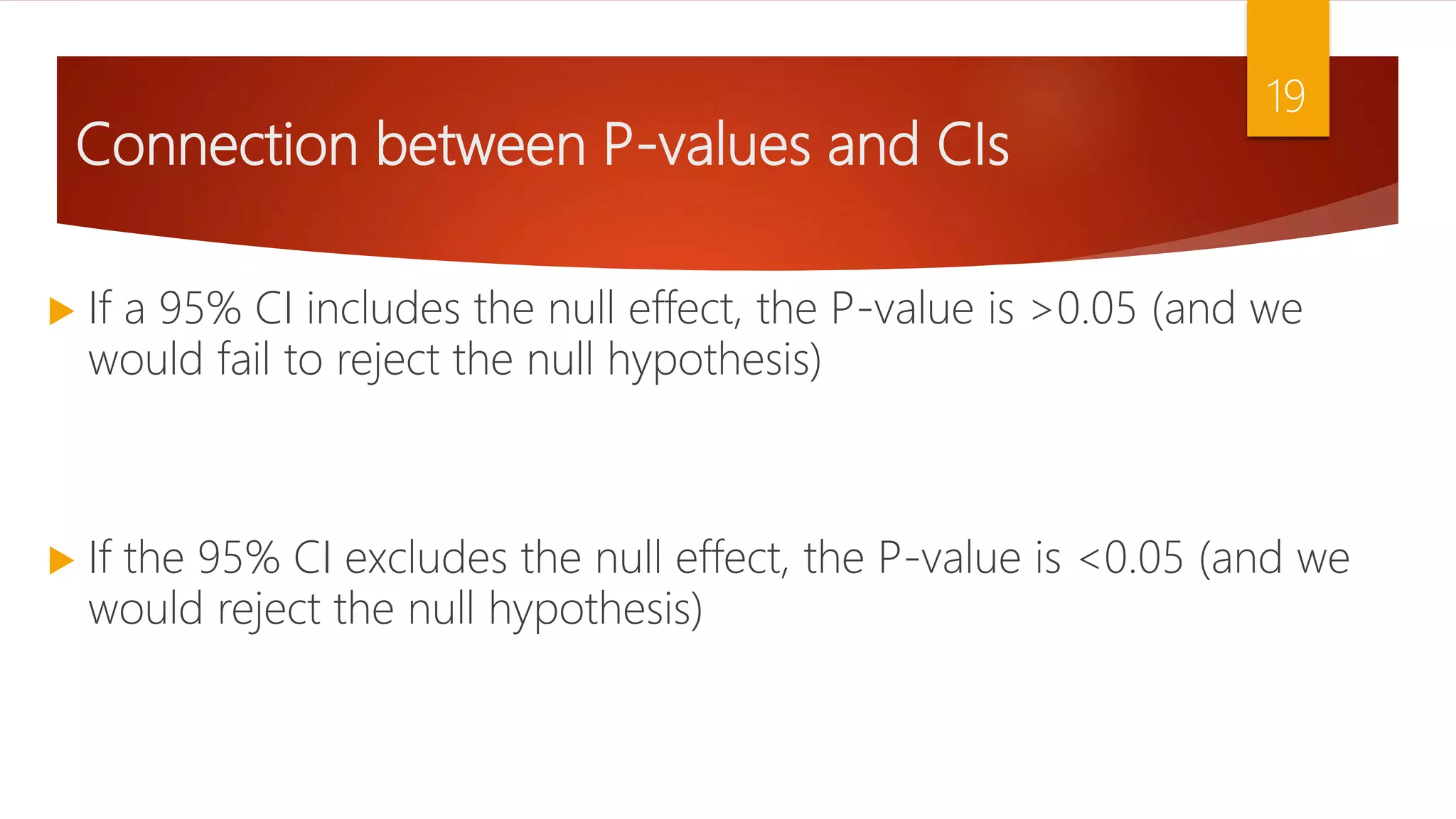 Statistical significance vs Clinical significance | PPTX