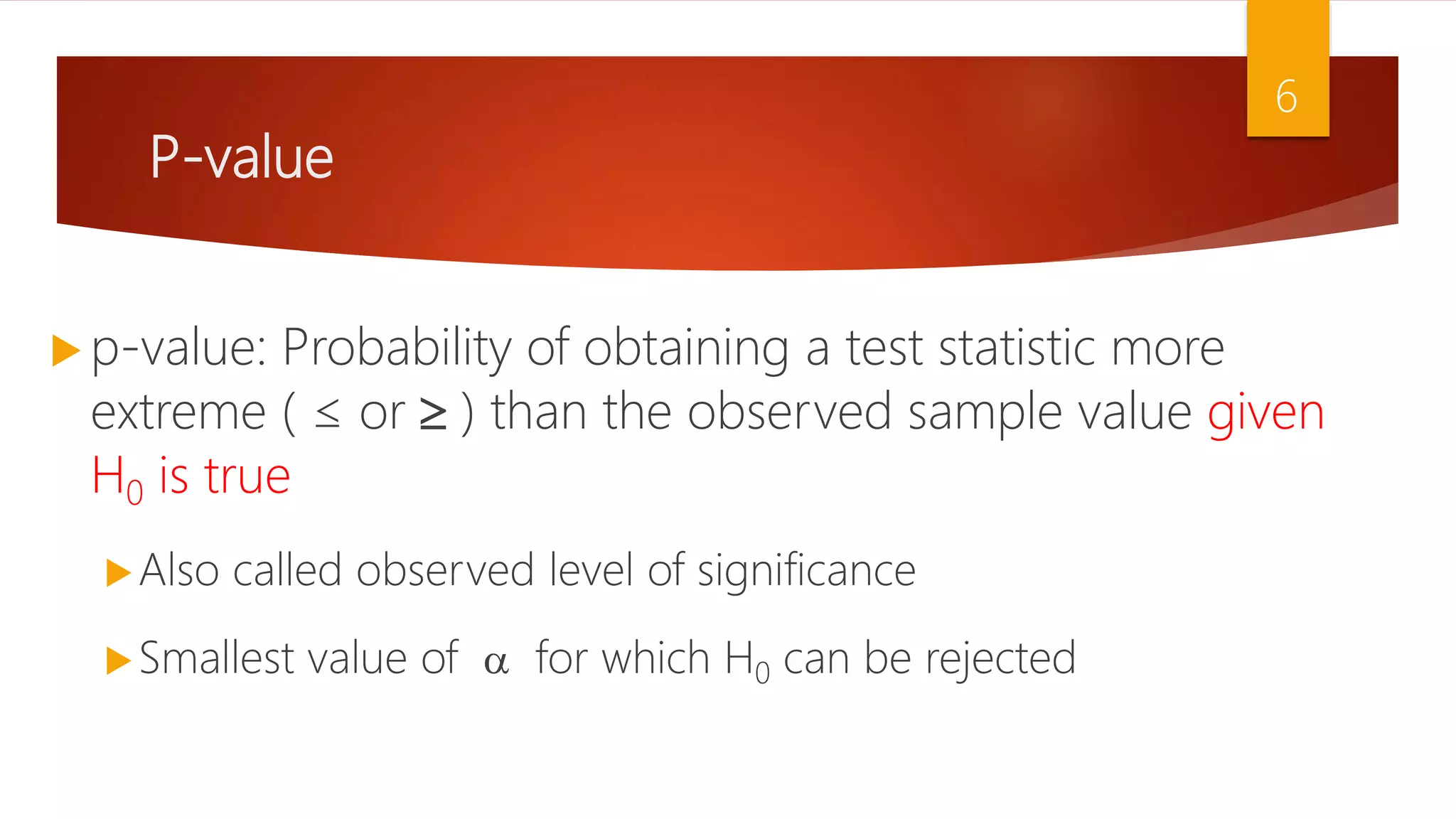 Statistical significance vs Clinical significance | PPTX