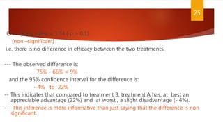 Statistical significance vs Clinical significance | PPTX