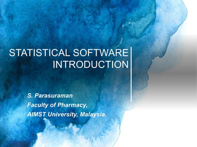 Statistical software.pptx