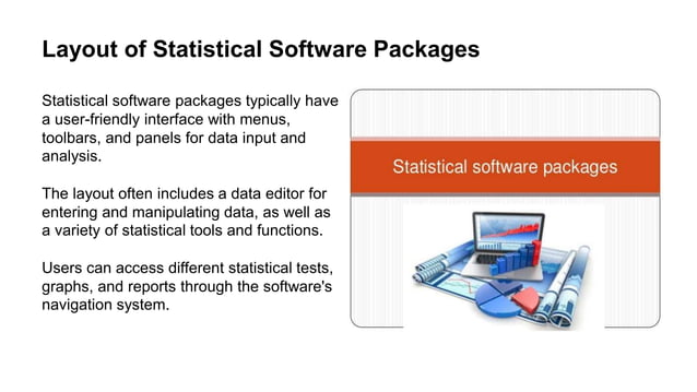 Statistical Software Packages ,their Layout & Applications.pptx