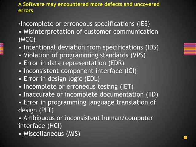 Statistical Software Quality Assurance.pptx | Computer Software and Applications | Computing