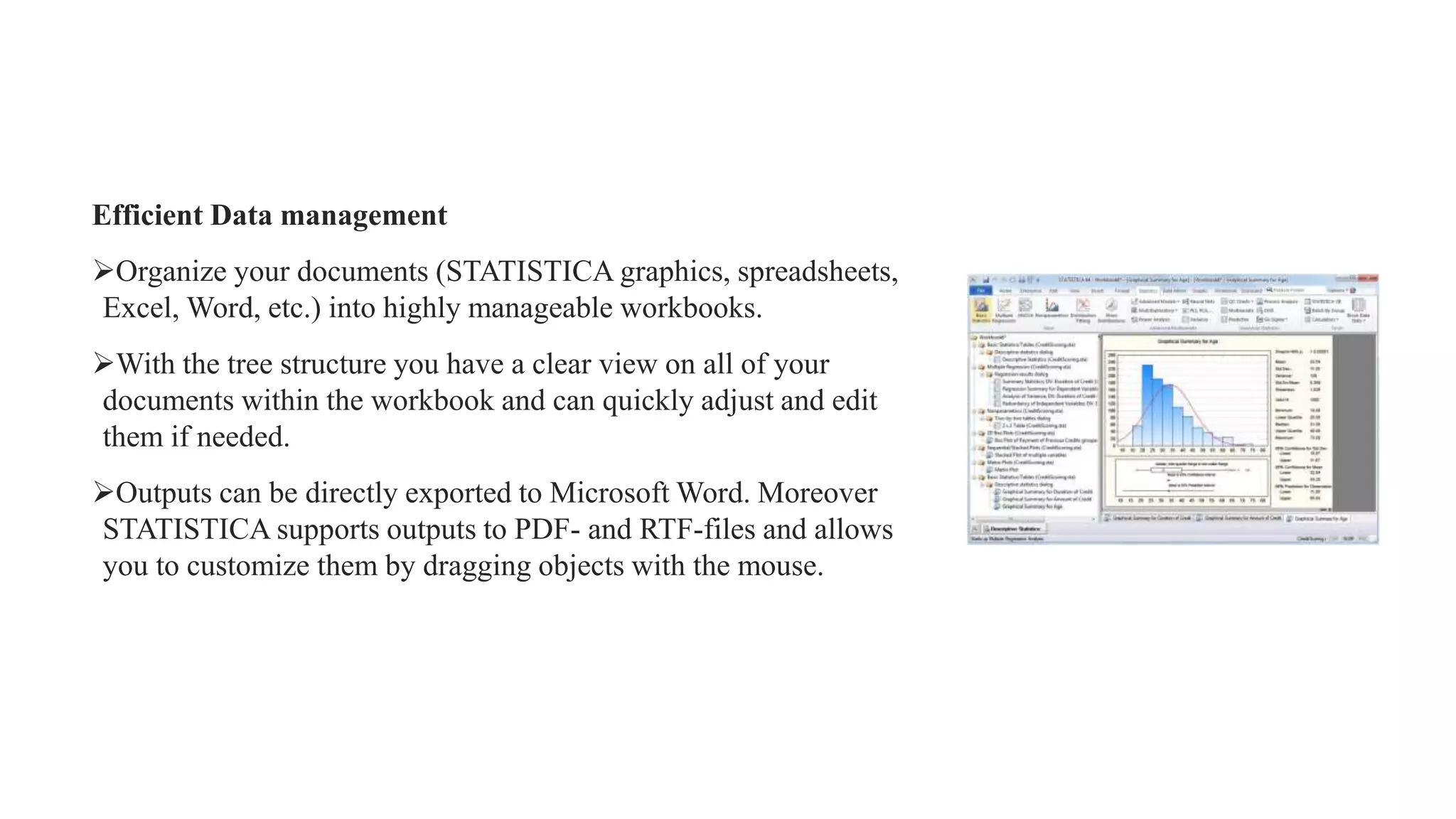 Statistical softwares | PPTX