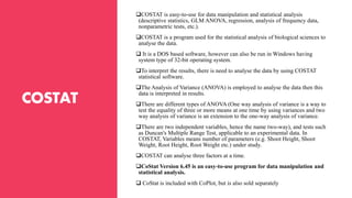 Statistical softwares | PPTX