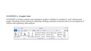 Statistical softwares | PPTX