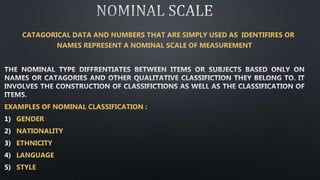 Statistical techniques used in measurement | PPTX