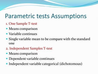 Statistical testing.pptxstatisctics bachelors | PPT