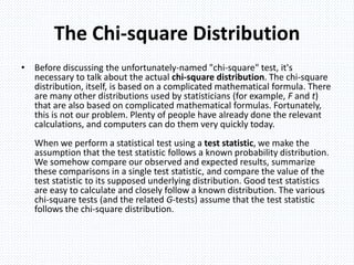 Statistical tests | PPTX