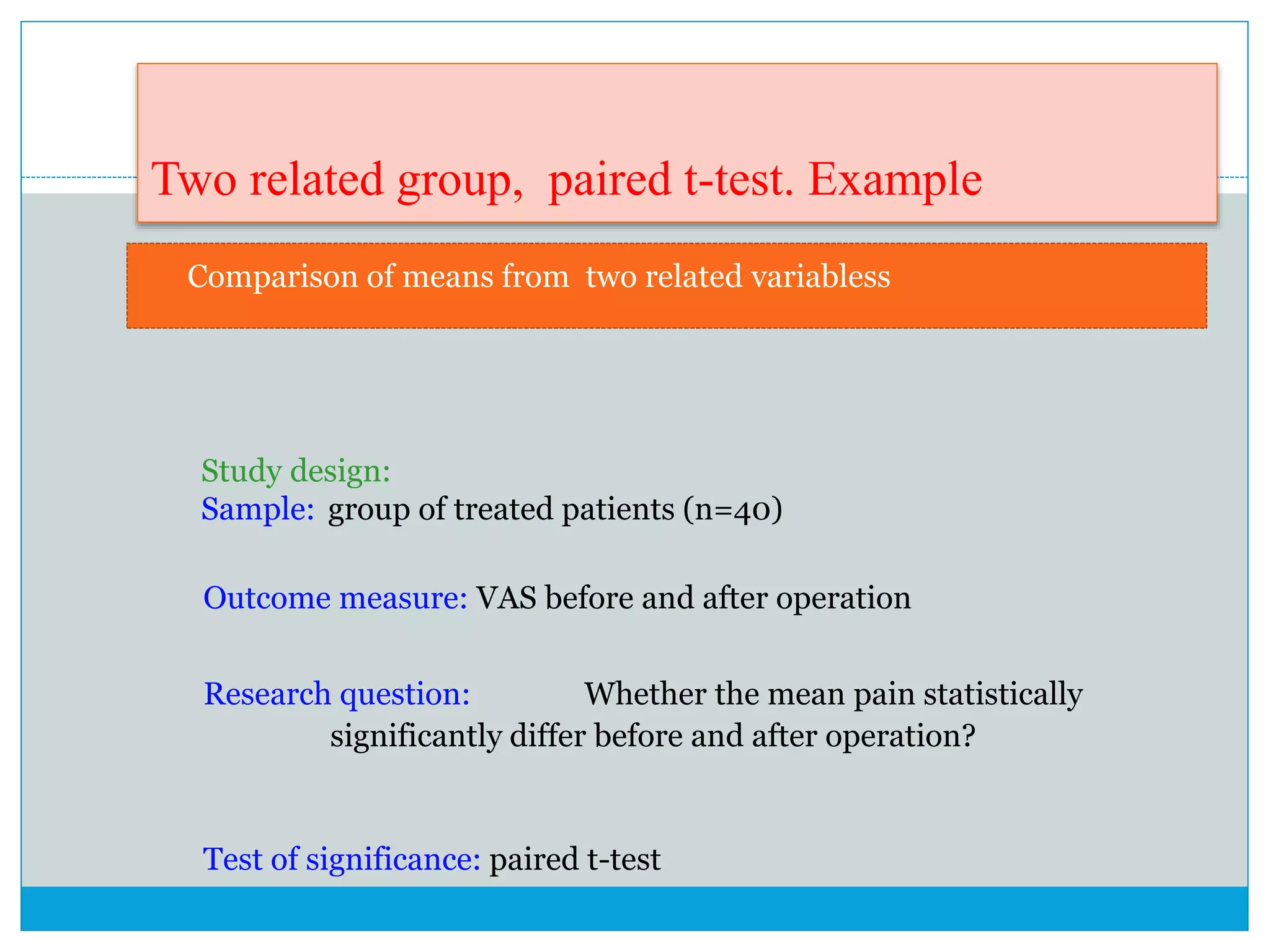 Statistical tests | PPTX