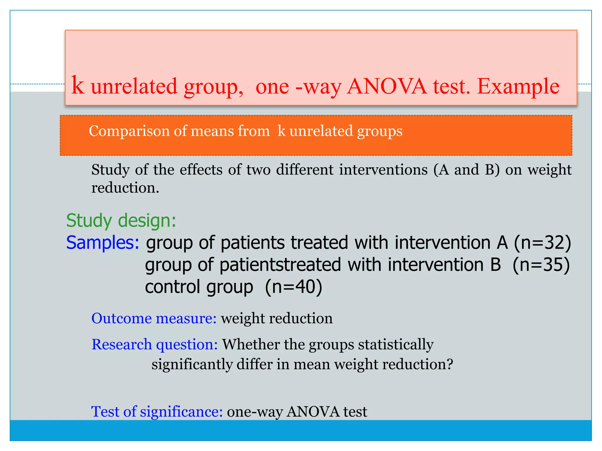 Statistical tests | PPTX