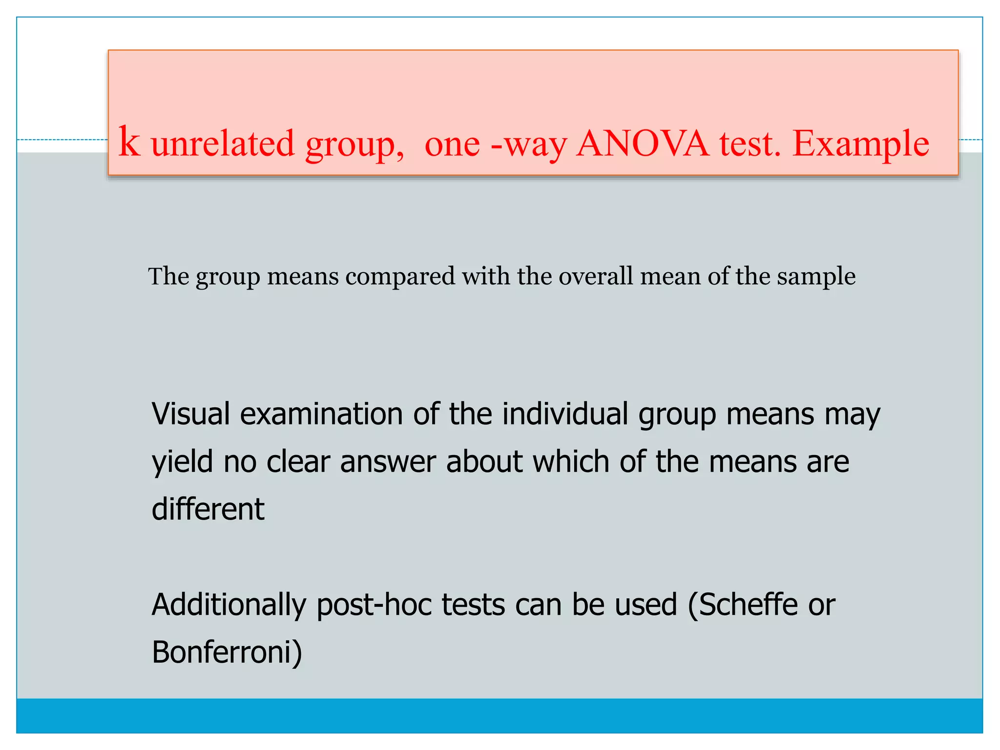 Statistical tests | PPTX