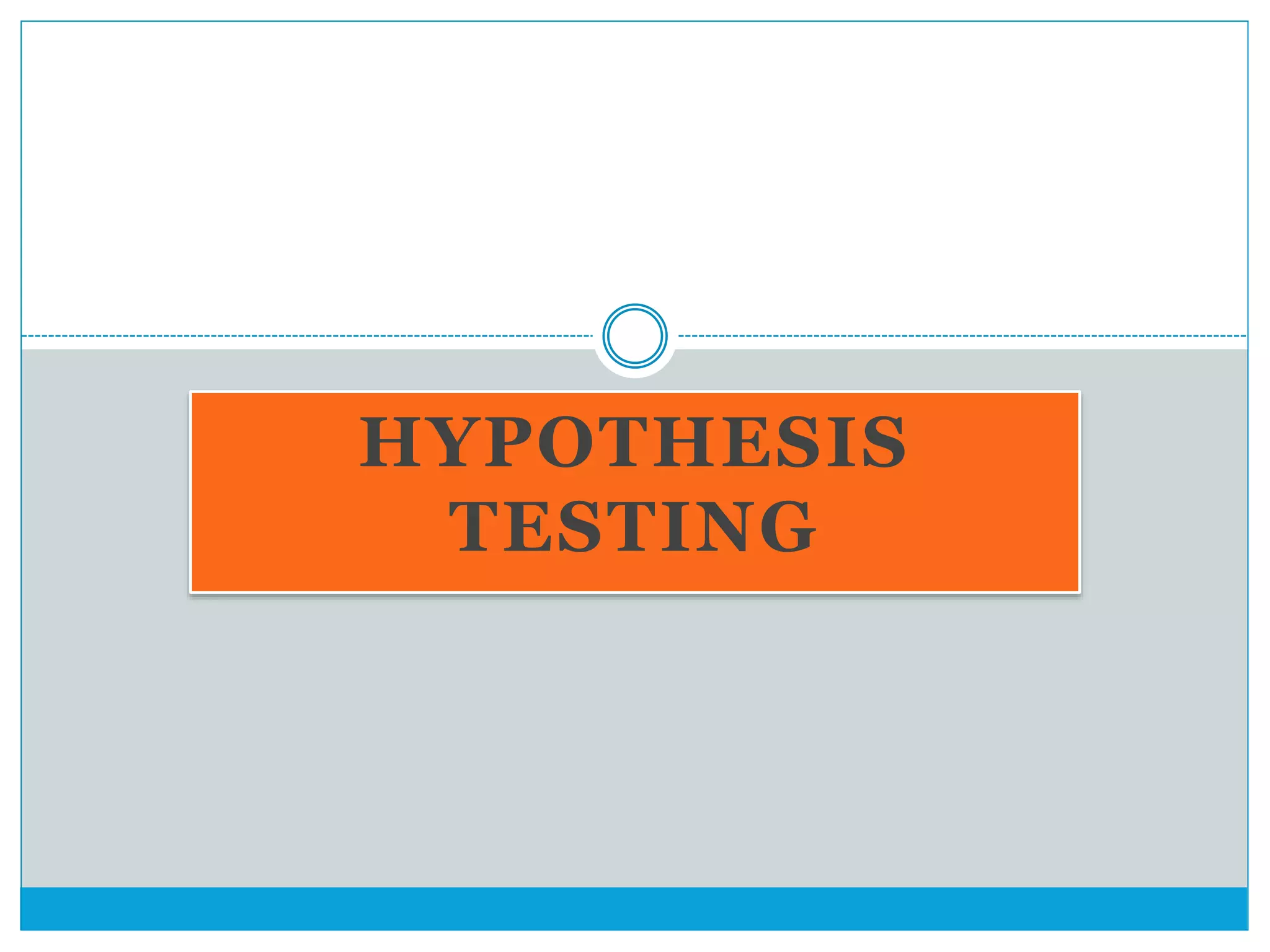 Statistical tests | PPTX