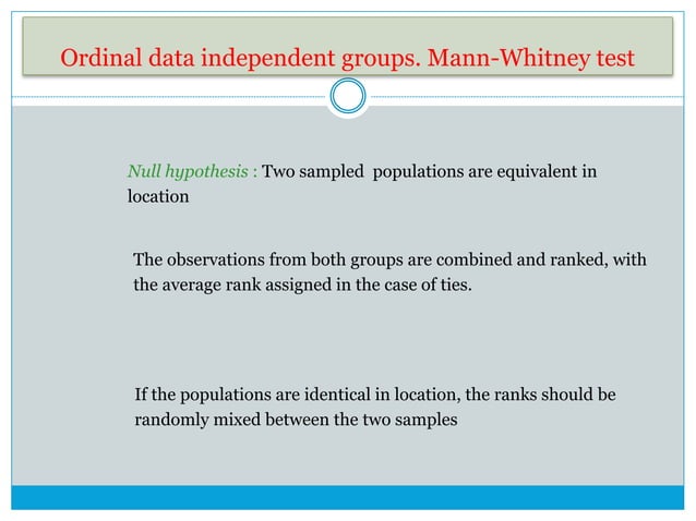 Statistical tests | PPTX