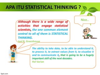 Statistical thinking di era big data | PPTX