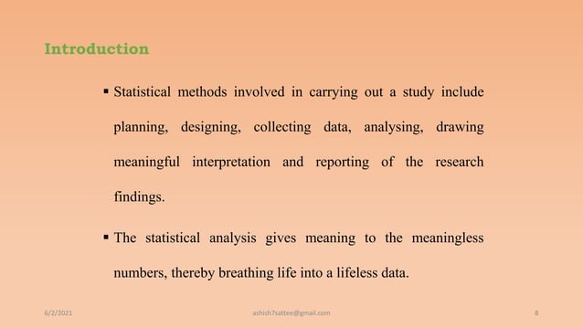 Statistical tools in research 1 | PPTX | Science