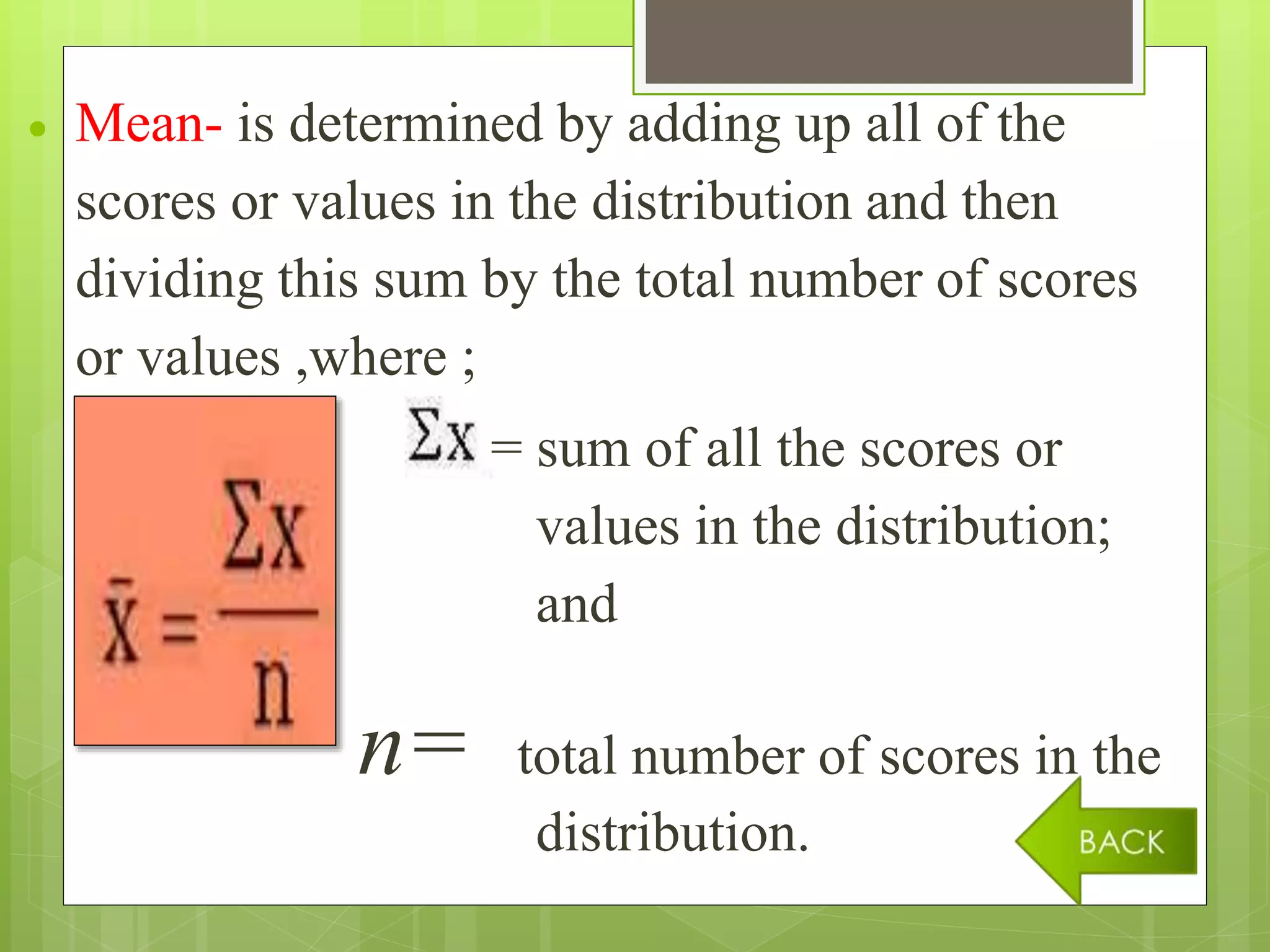Statistical treatment and data processing copy | PPTX
