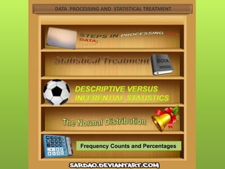 Statistical treatment and data processing copy | PPTX