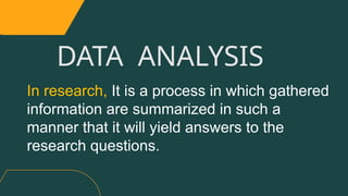 Statistical Treatment of Data (Group 4) Presentation | PPT