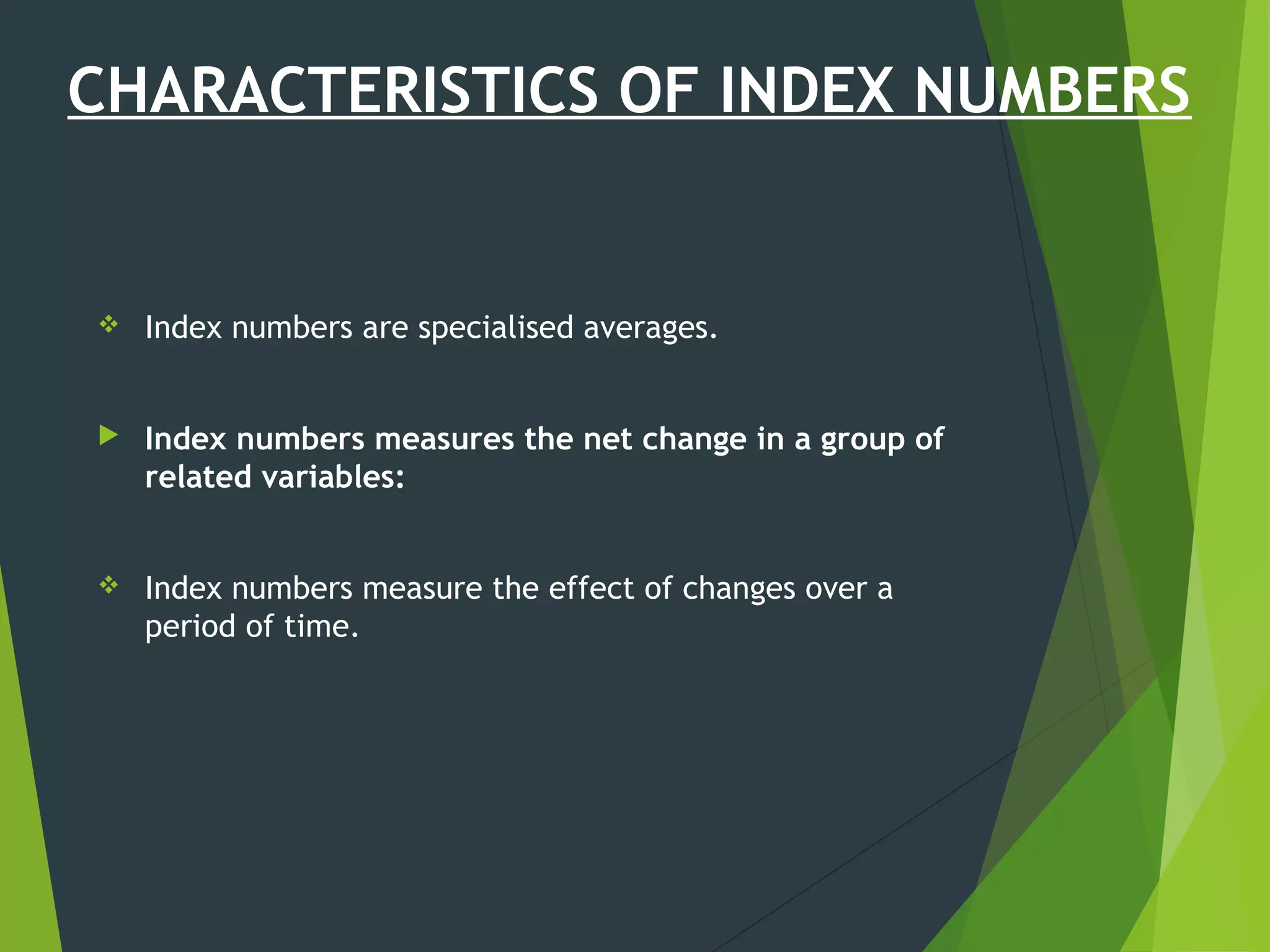 index numbers | PPT