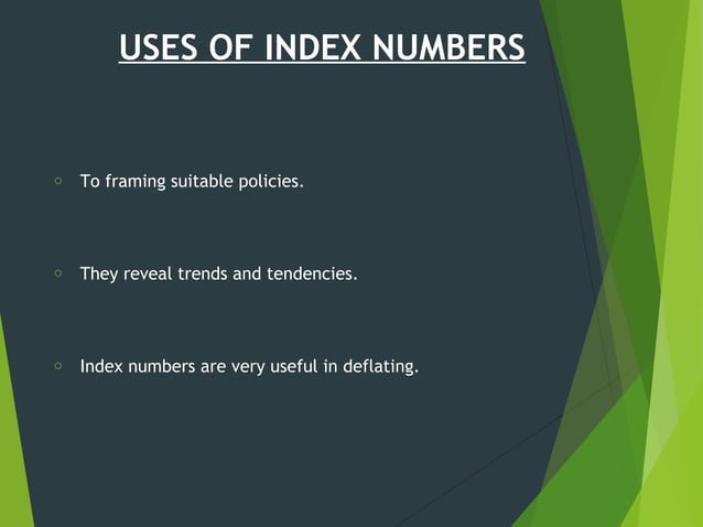 index numbers | PPT