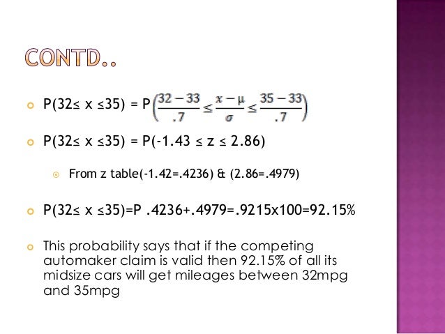 Statistical Problem Analysis