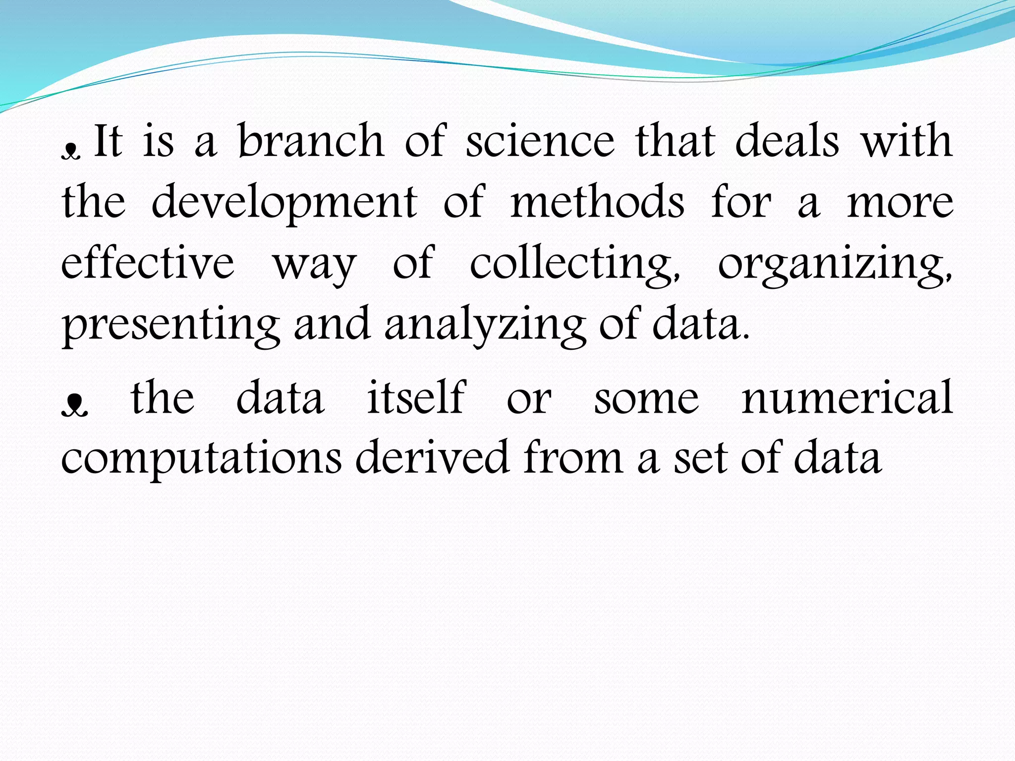 Measure of Central Tendency | PPTX