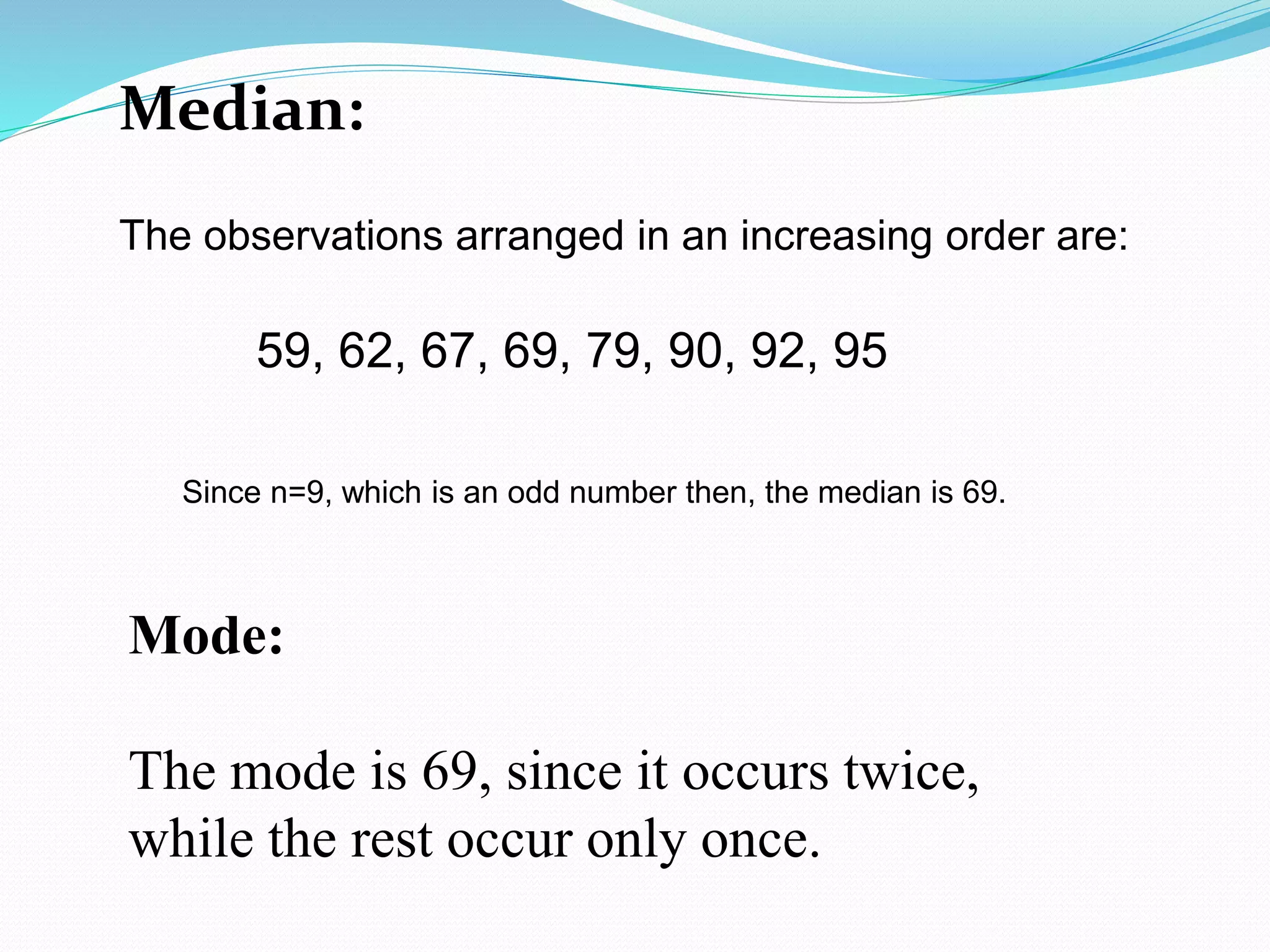 Measure of Central Tendency | PPTX