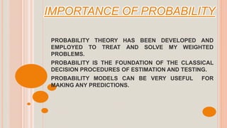 Introduction to Probability and Bayes' Theorom | PPTX