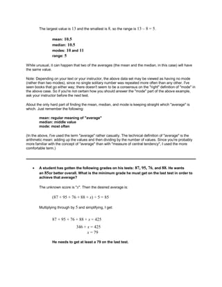 Statistics | PDF
