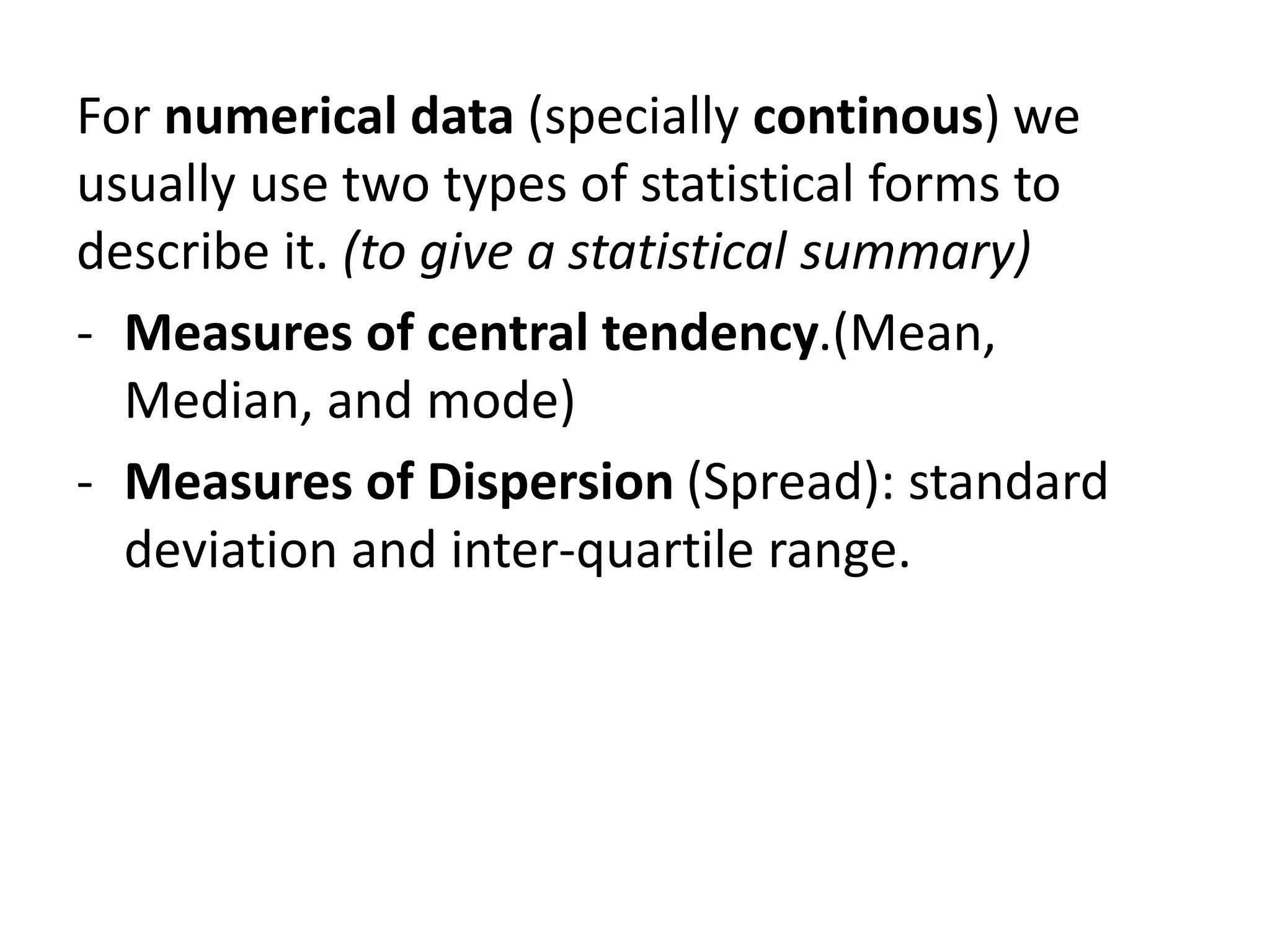 Introduction to medical statistics | PPTX