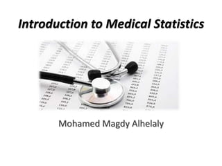 Introduction to medical statistics | PPTX