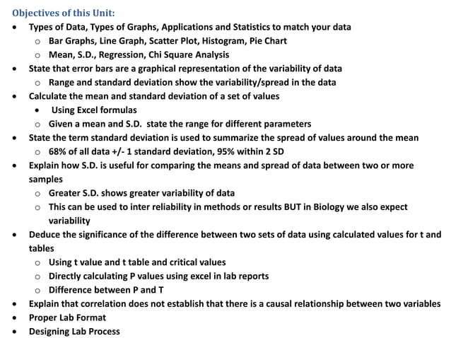 Statistics for IB Biology | PPTX