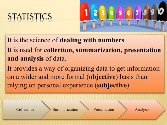 Statistics "Descriptive & Inferential" | PPTX