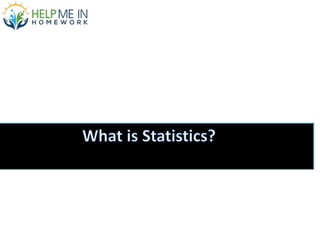 Statistics homework help | PPT