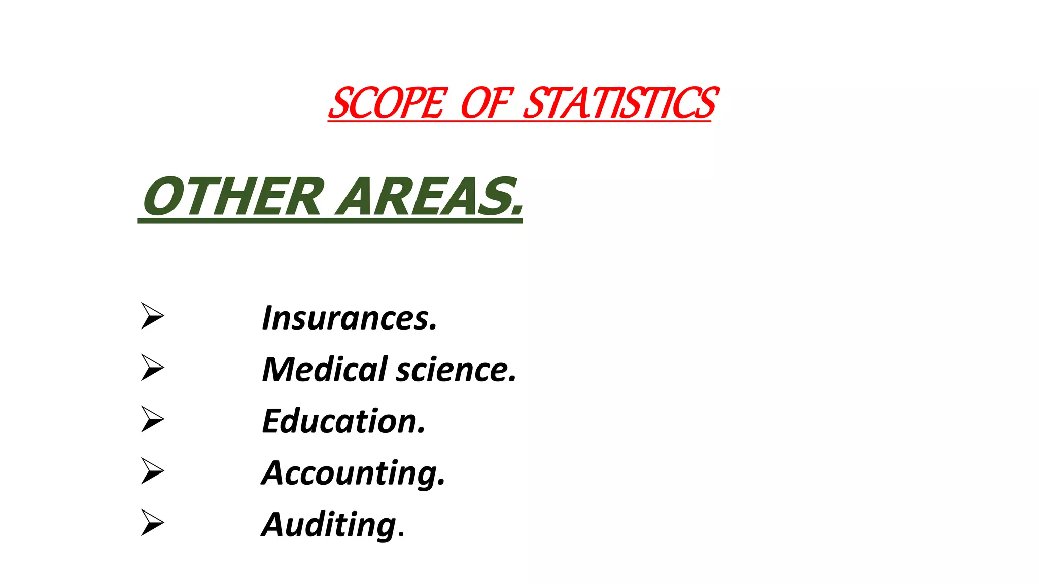 Scope Of Statistics In Business | PPTX