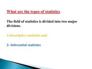 Statistics | PPTX